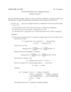 Math 2090 syllabus fall20 - MATH 2090: Linear Algebra 2 Course ...