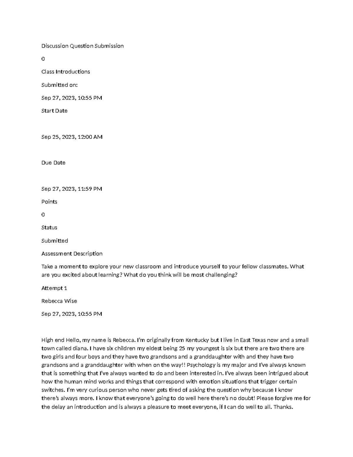Document - topic 6 unv-104 assignment - Discussion Question Submission ...