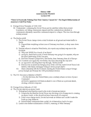 Lecture 20 - Seth Jacobs - History 1068 America in the World II Lecture ...