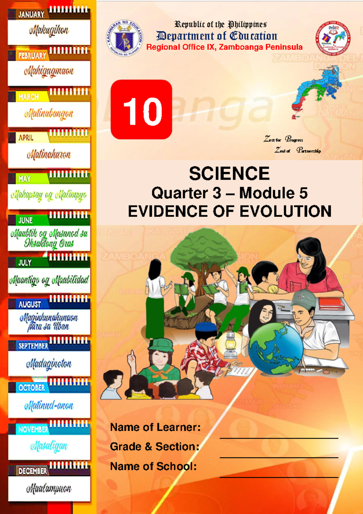 Grade 10 module 5 subject scince. Kkkkkk - Republic of the Philippines ...