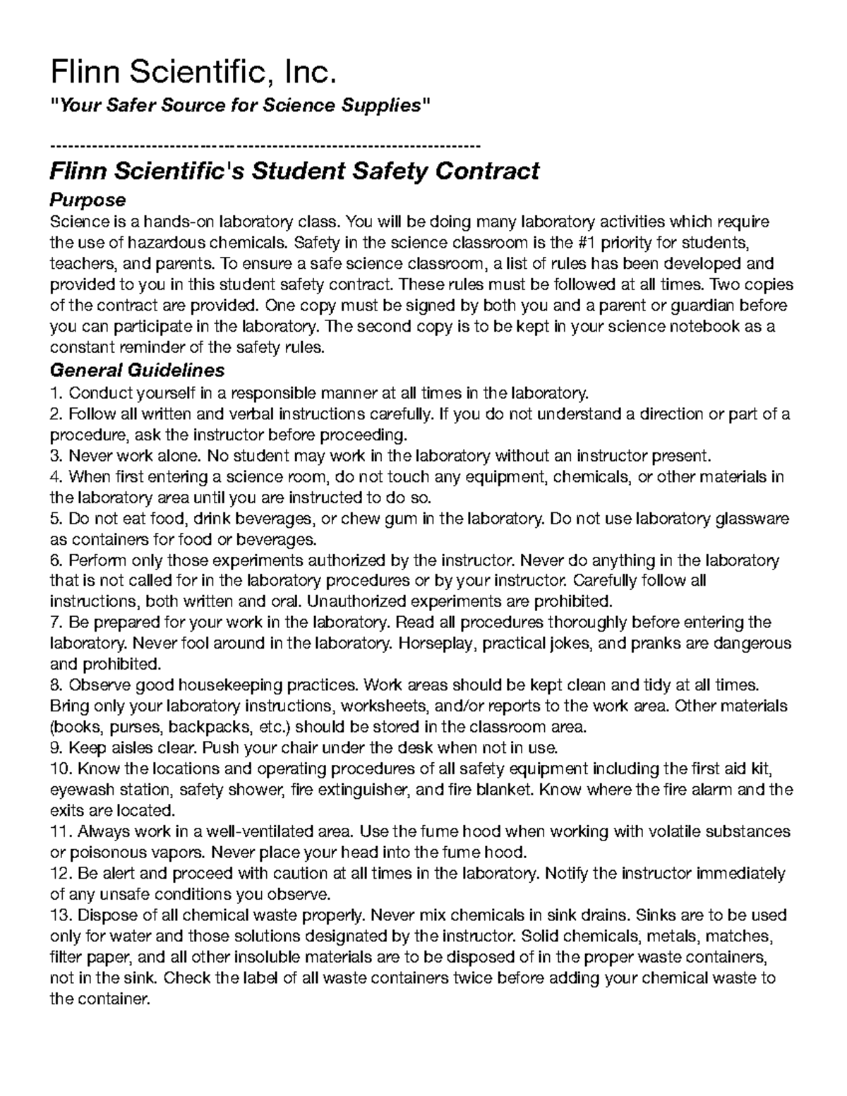 Flinn Safety contract - Please LIKE & SHARE to keep our generators ...
