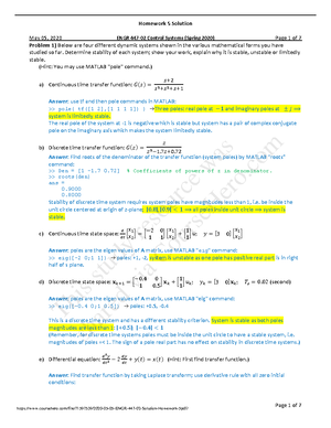 2020-02-11 ENGR 410-01 Solution Homework 2 - Warning: TT: undefined function: 32 Warning: TT ...