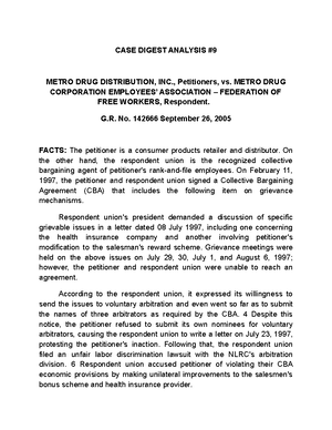 CASE Digest Analysis #2 - CASE DIGEST ANALYSIS Aboitiz Shipping ...