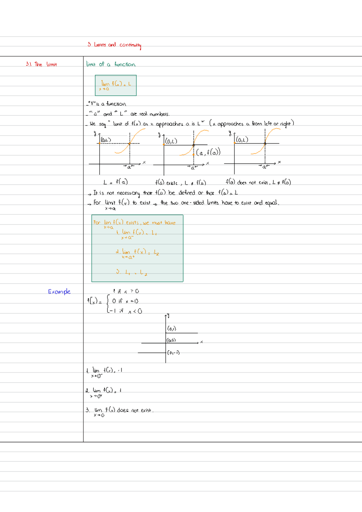 MATH157 Limits and continuity - Limits and continuity The limit limit ...
