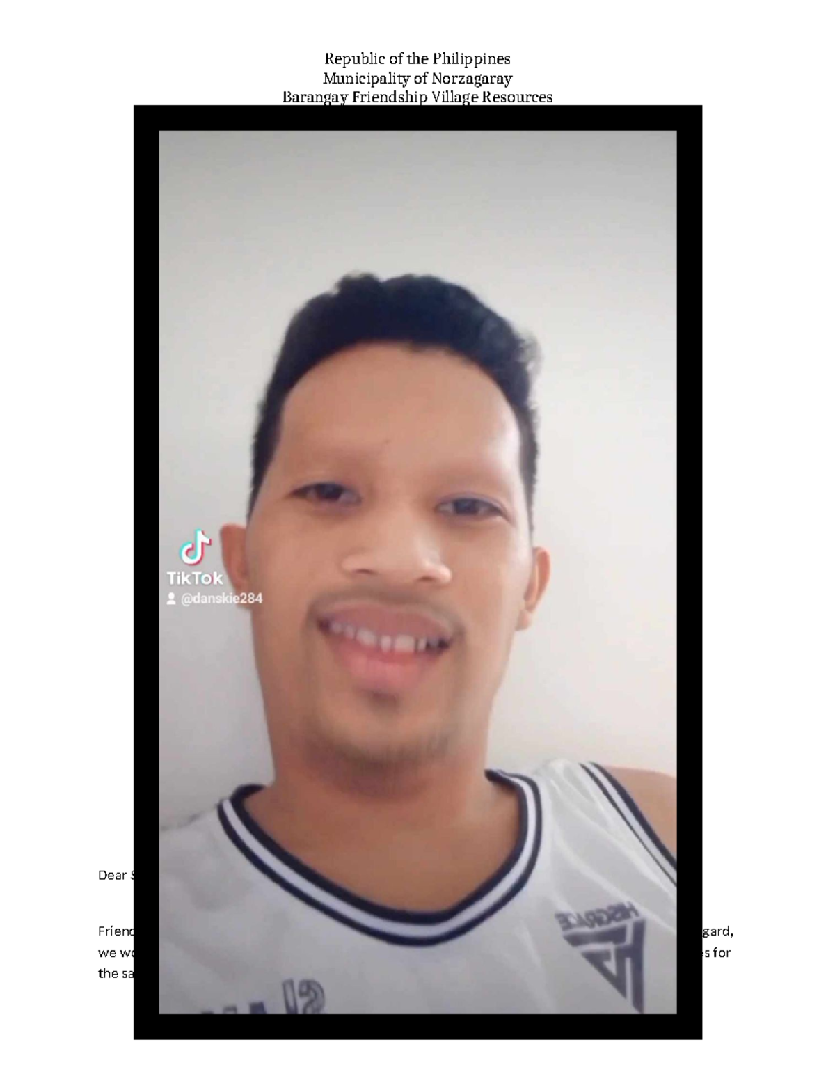 FVR TUPAD ACCOMPLISHMENT - Municipality of Norzagaray Barangay ...