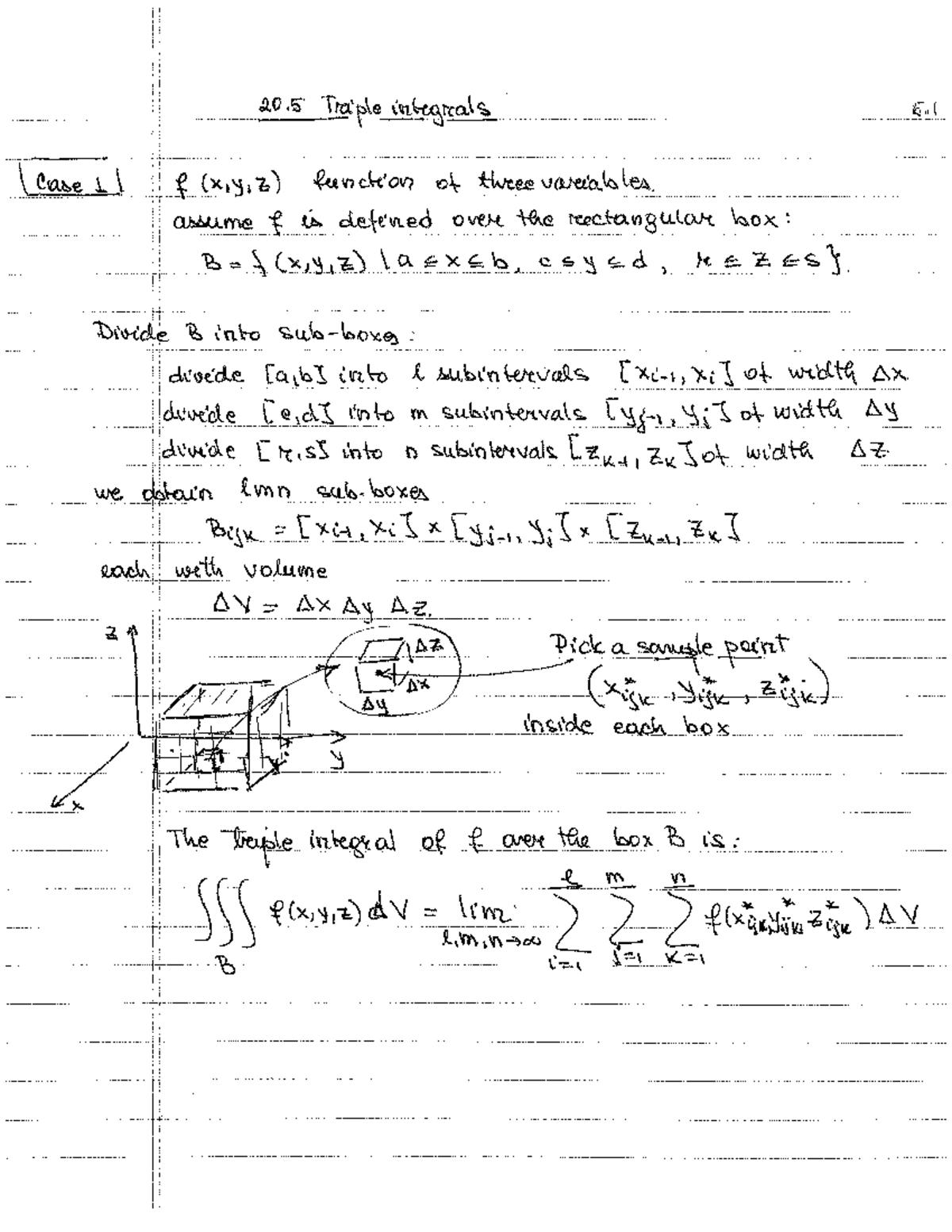 Summary Calculus With Analytic Geometry - 20.5-20.7 - 20 Traiple ...