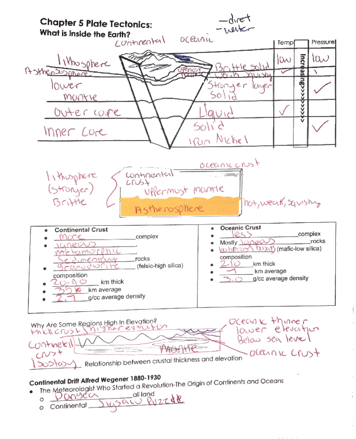 Es chapter 5-10 - Chapter 5 Plate Tectonics: What is inside the Earth ...