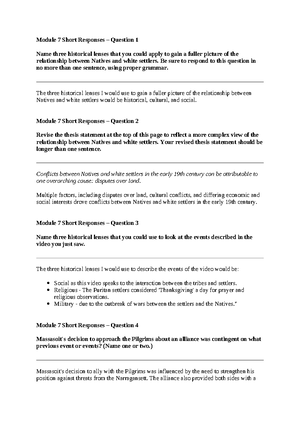 Module 6 Short Responses - Module 6 Short Responses – Question 1 Which ...