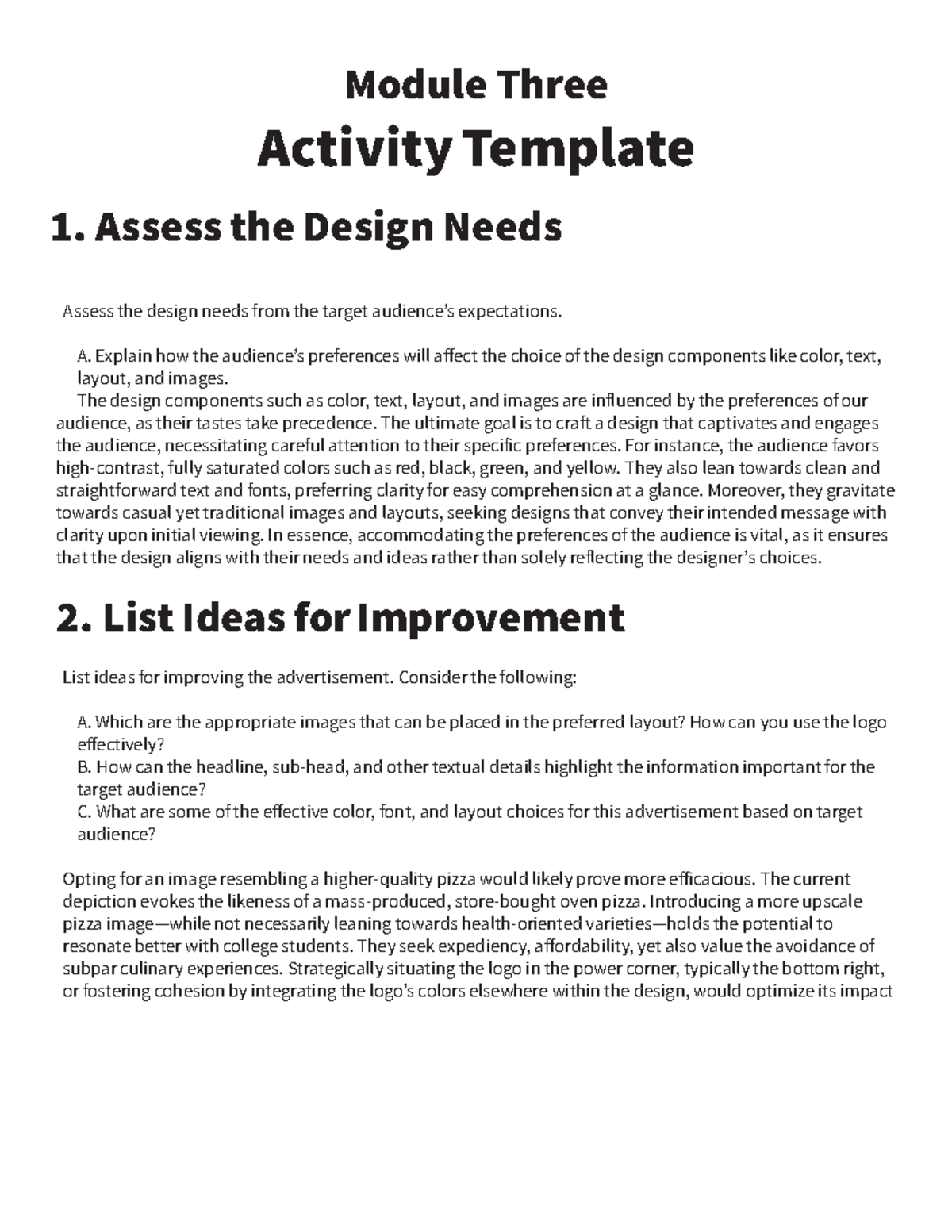 Gonzalez V-GRA 280 Module Three Activity Template - Module Three ...