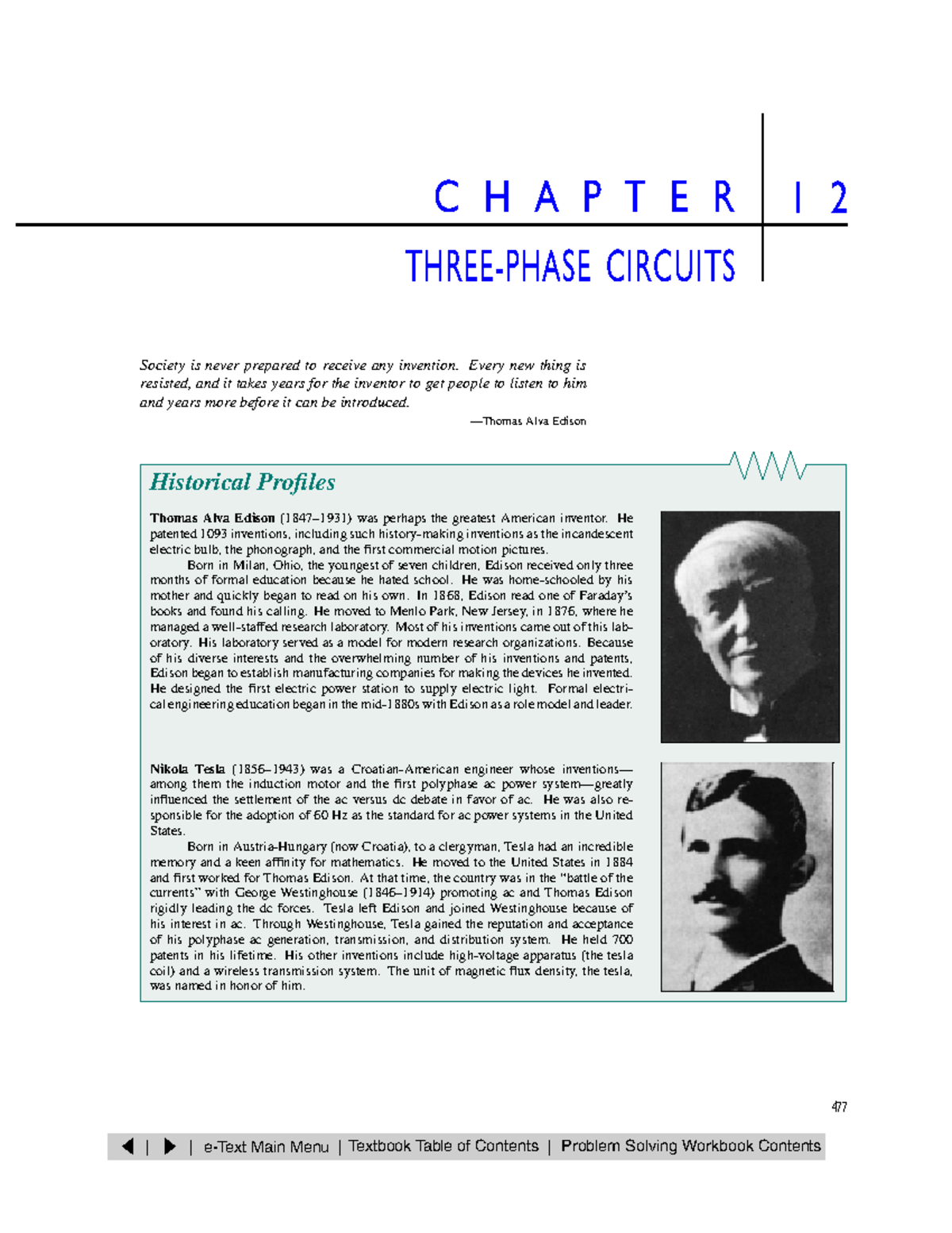 Three phase ckt - afss - 477 C H A P T E R THREE-PHASE CIRCUITS 1 2 ...