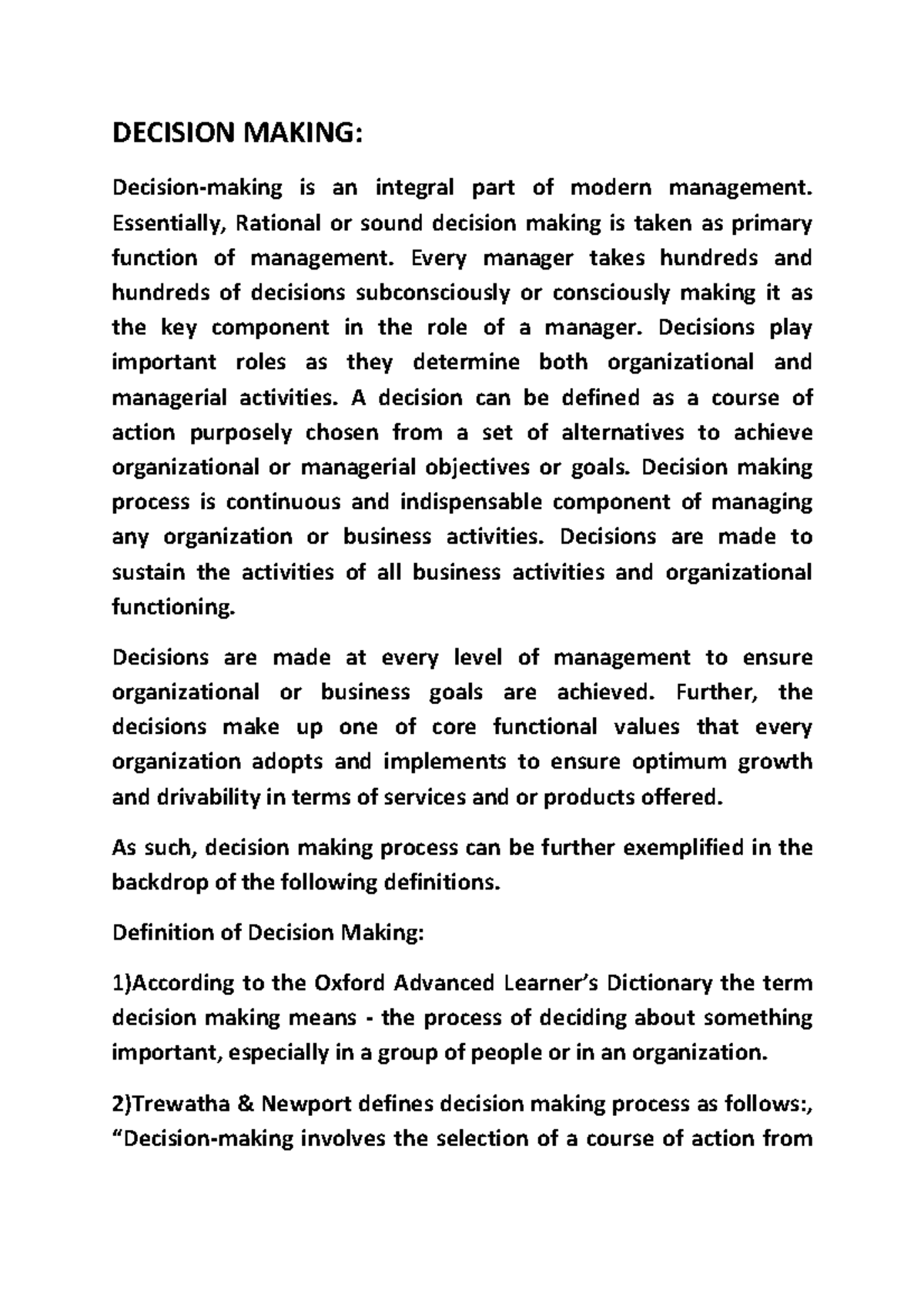 4 decision making unit 2 and resolving ethics - DECISION MAKING ...