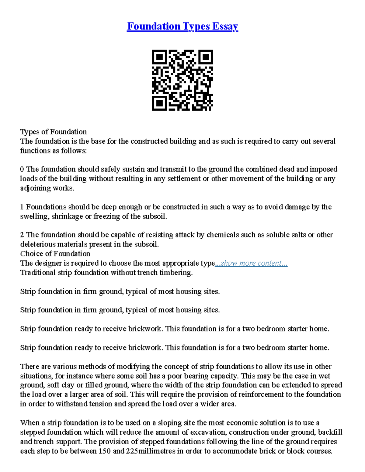 Types Of Essay Writing Examples - Foundation Types Essay Types of ...