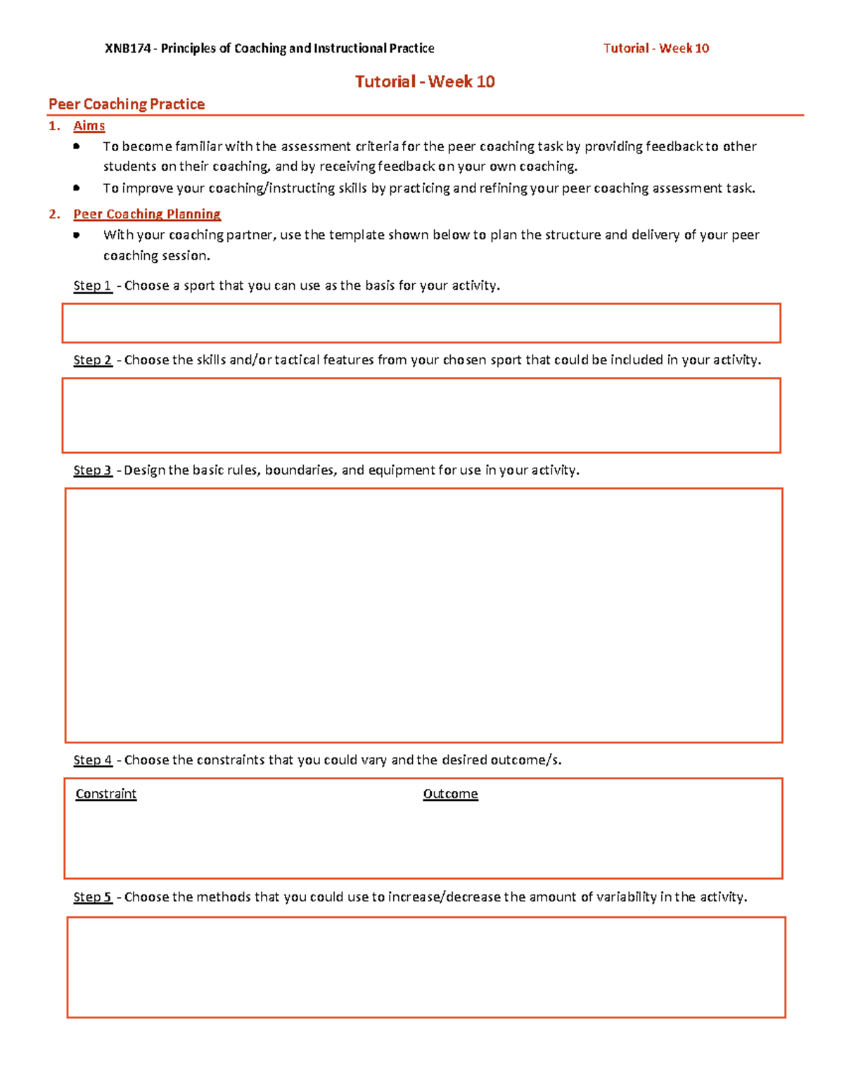 Wk 10 & wk9 assignment document empty document - XNB 174 - Principles ...