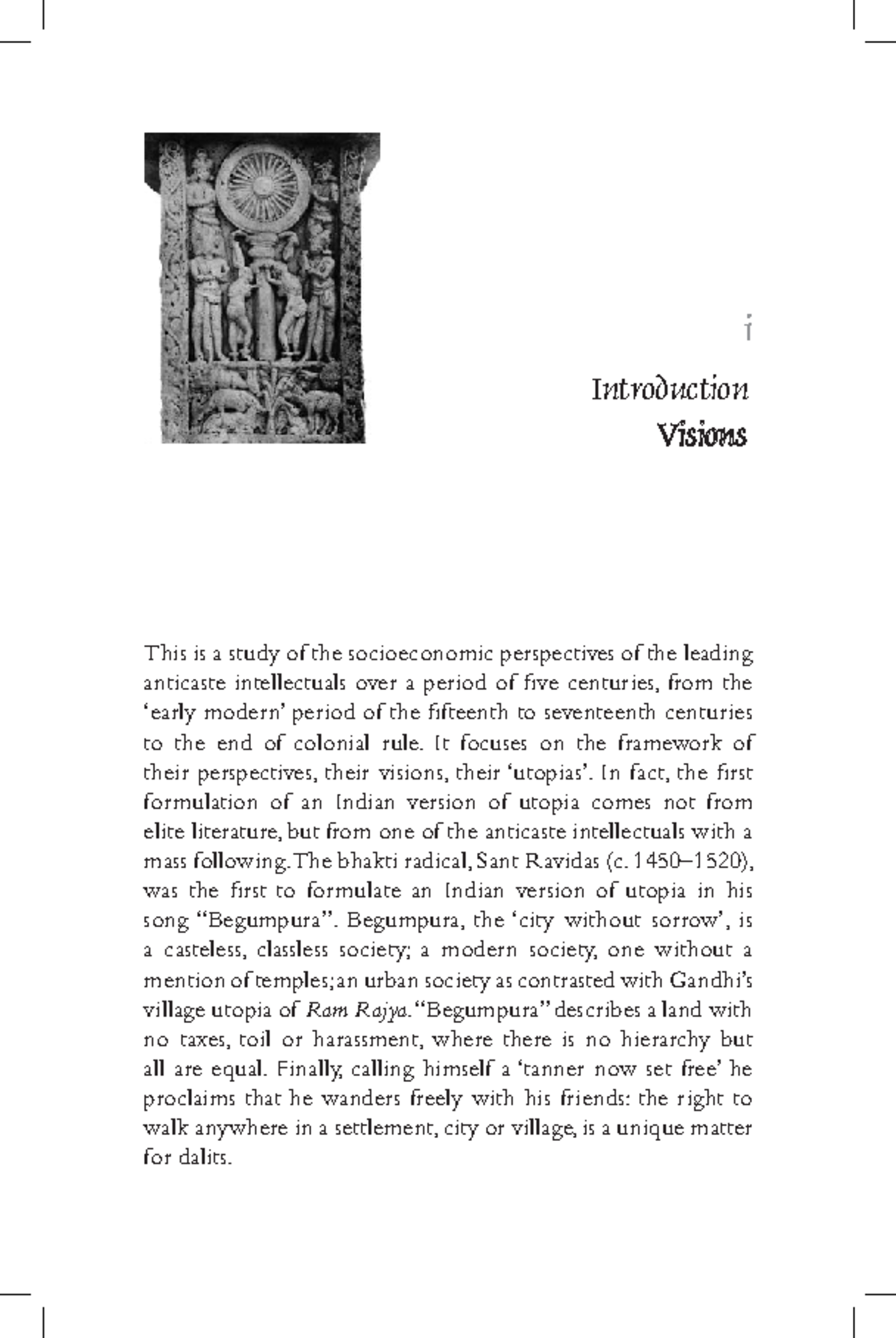 Begumpura-excerpt - Kabir - i Introduction Visions This is a study of ...