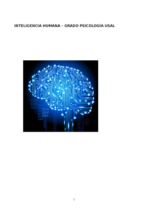 Inteligencia Humana Teoría - TEMA 1. ENFOQUES PSICOMÉTRICOS EN EL ...