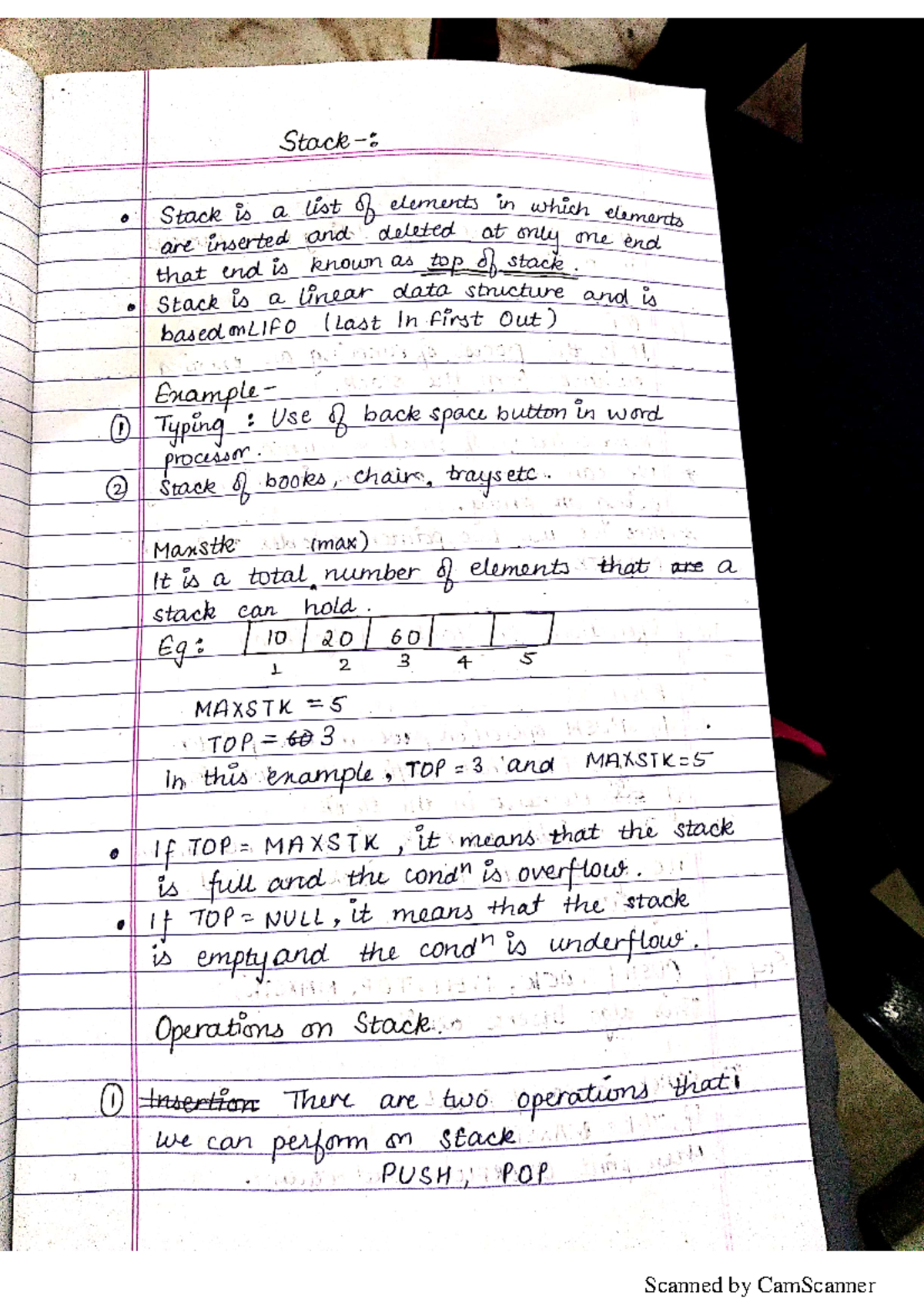 Handwritten Stack - Electrical Computer Engineering - Studocu