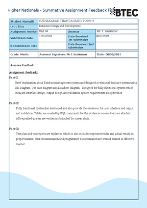 Assignment proffesional practice - Assignment Brief (RQF) Higher National Diploma in Computing ...