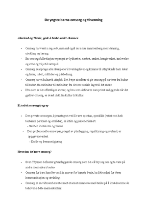 Observasjon i barnehage - Observasjon Dokumentasjon av personalets ...