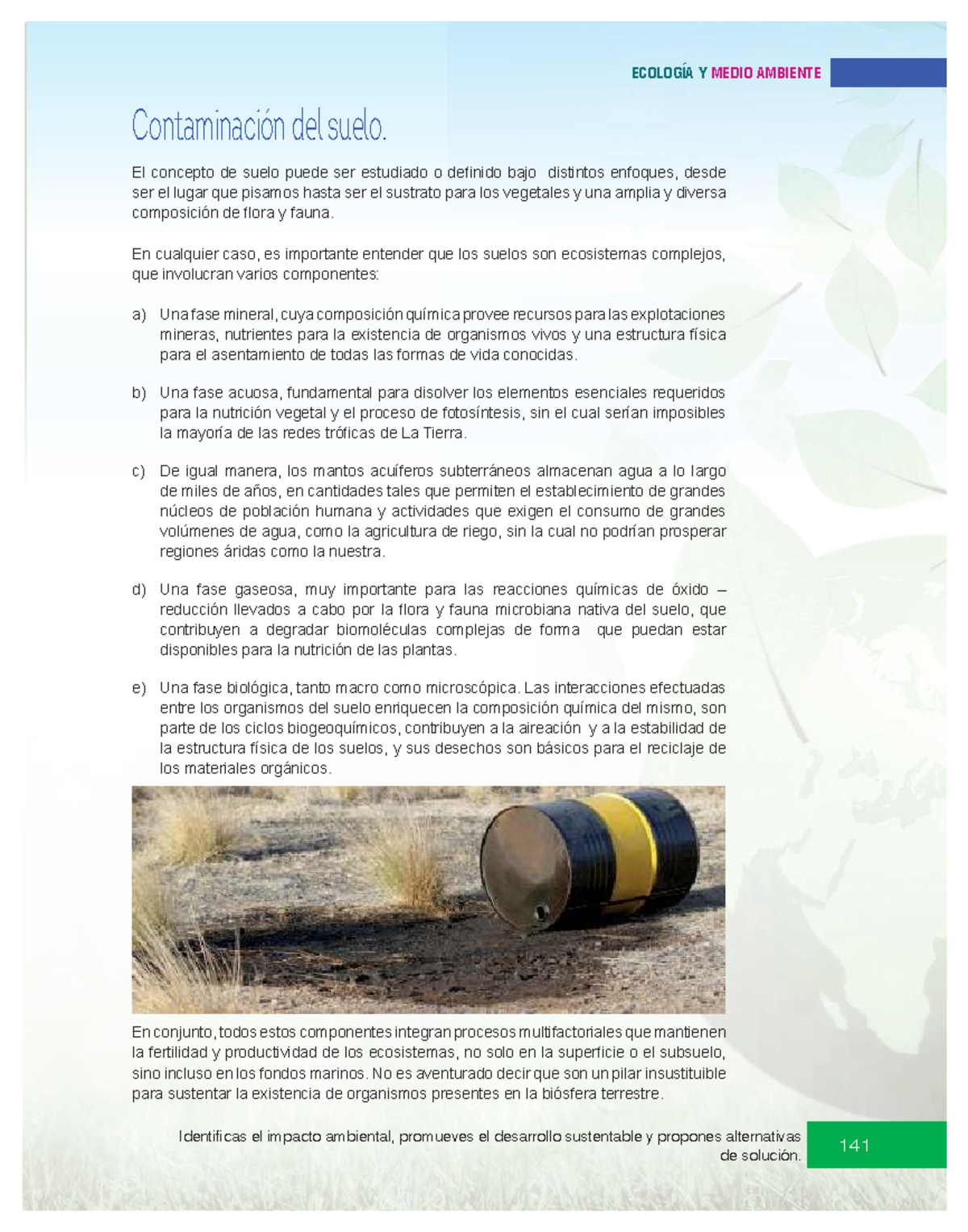 Sopa de letras - Ejercicios - Identificas el impacto ambiental ...