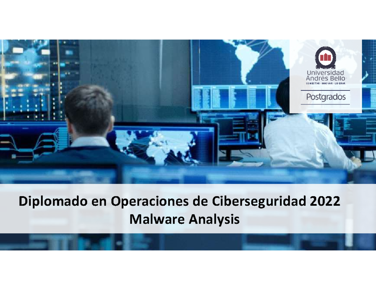 UT 1 - Introduccion al Analisis de Malware - CONECTAR · INNOVAR ...