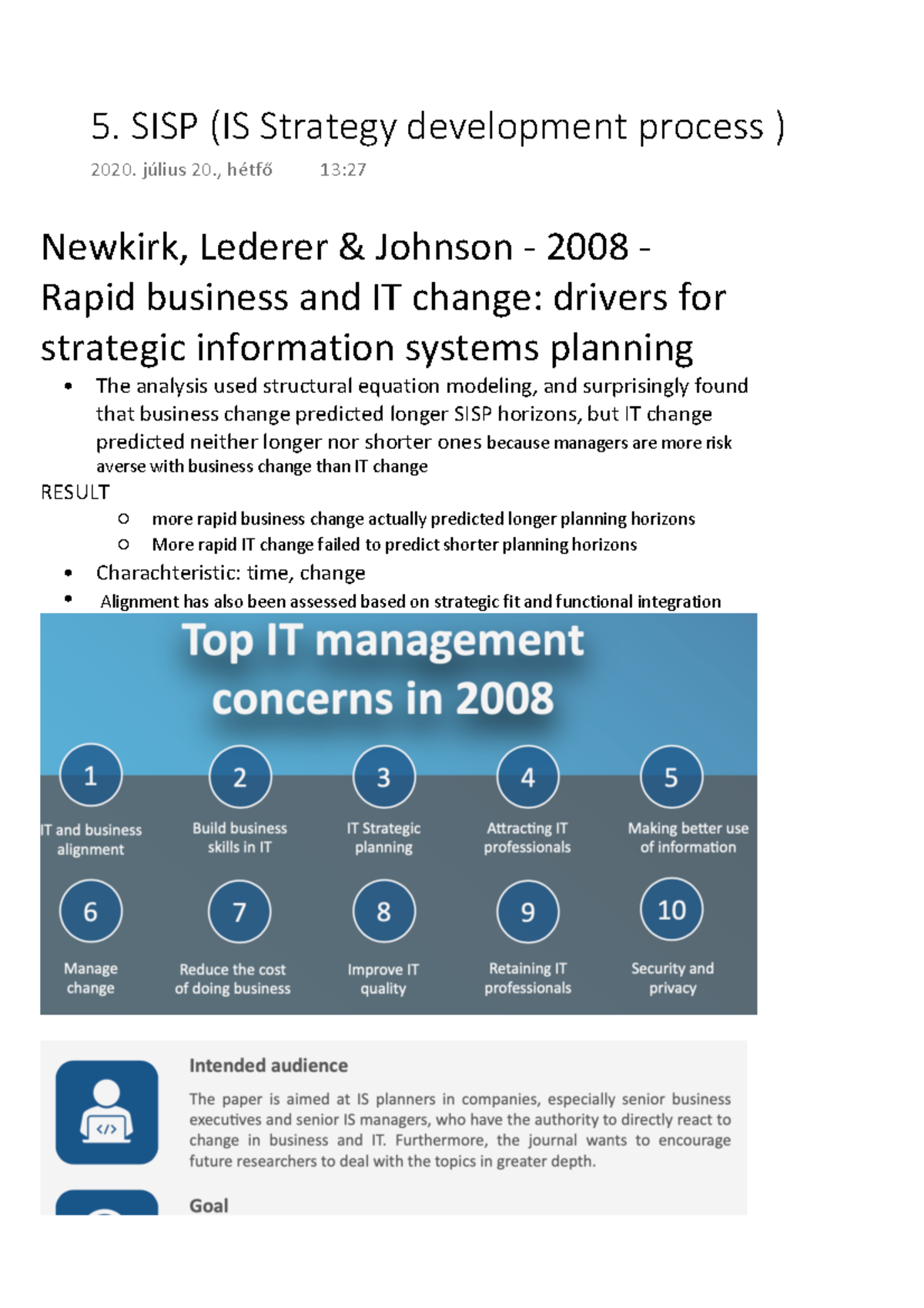 L5 Strategic Information System Process - Newkirk, Lederer & Johnson ...