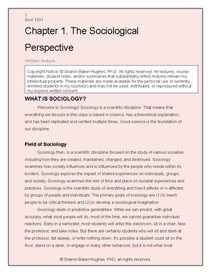 Chapter 5 Study Guide - all notes - Chapter 5 1. Define society. System ...