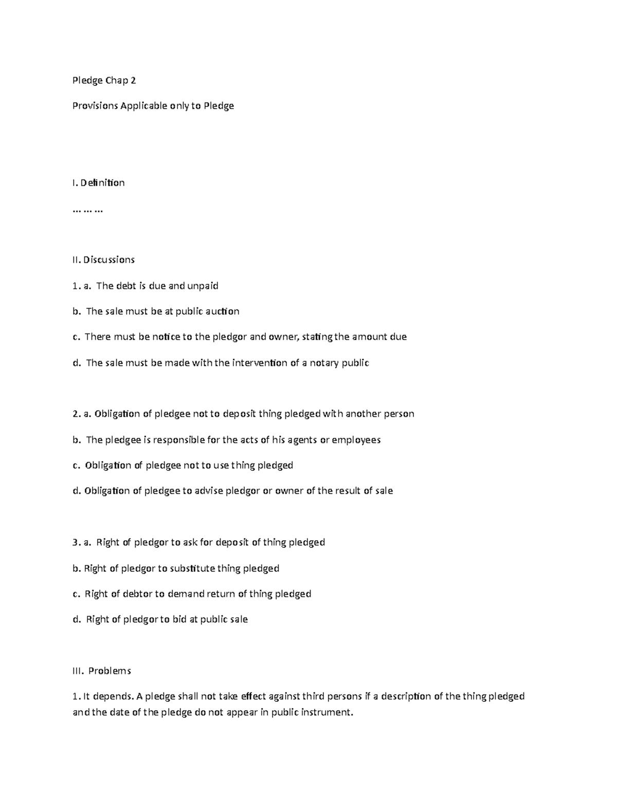 Pledge Chap 2-WPS Office - Pledge Chap 2 Provisions Applicable only to ...