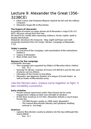 Lecture 8 Greek Art - Lecture 8: Greek Art Today’s lecture ...