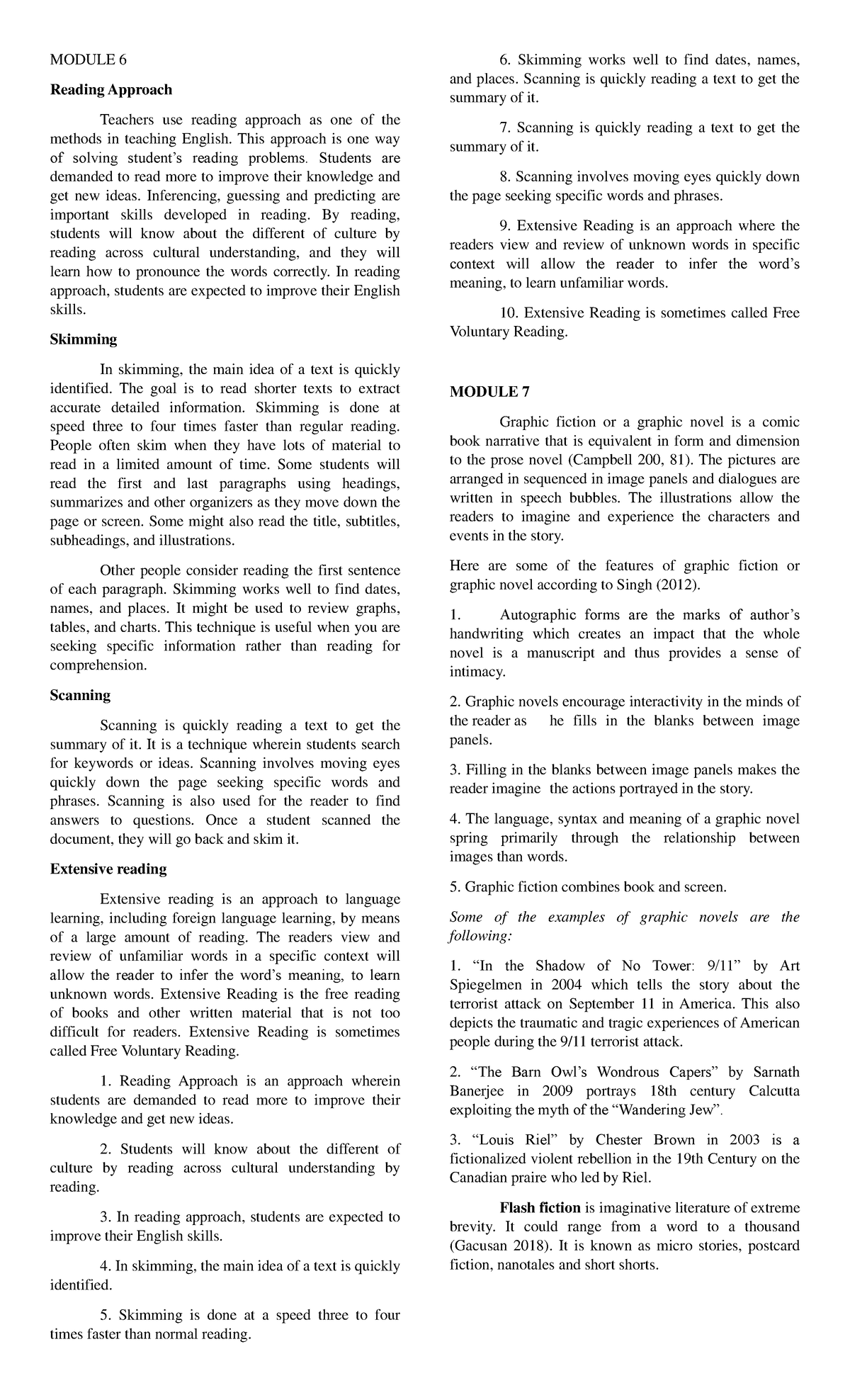 PE-AND-21ST - MODULE 6 Reading Approach Teachers use reading approach ...