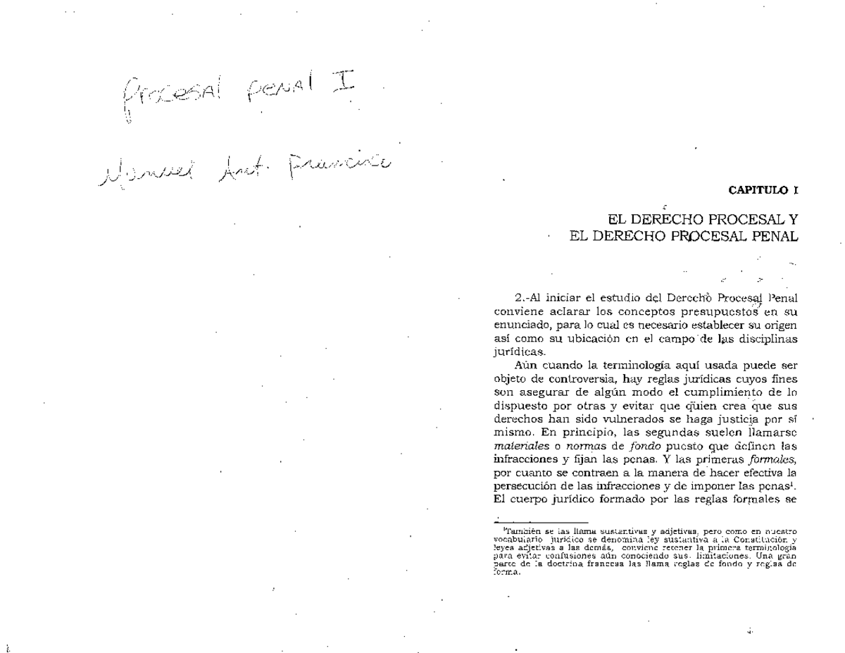 Capitulo 1 Y 2 2012-1 - LIBRO PROCESAL PENAL DE LEONCIO RAMOS, esta ...