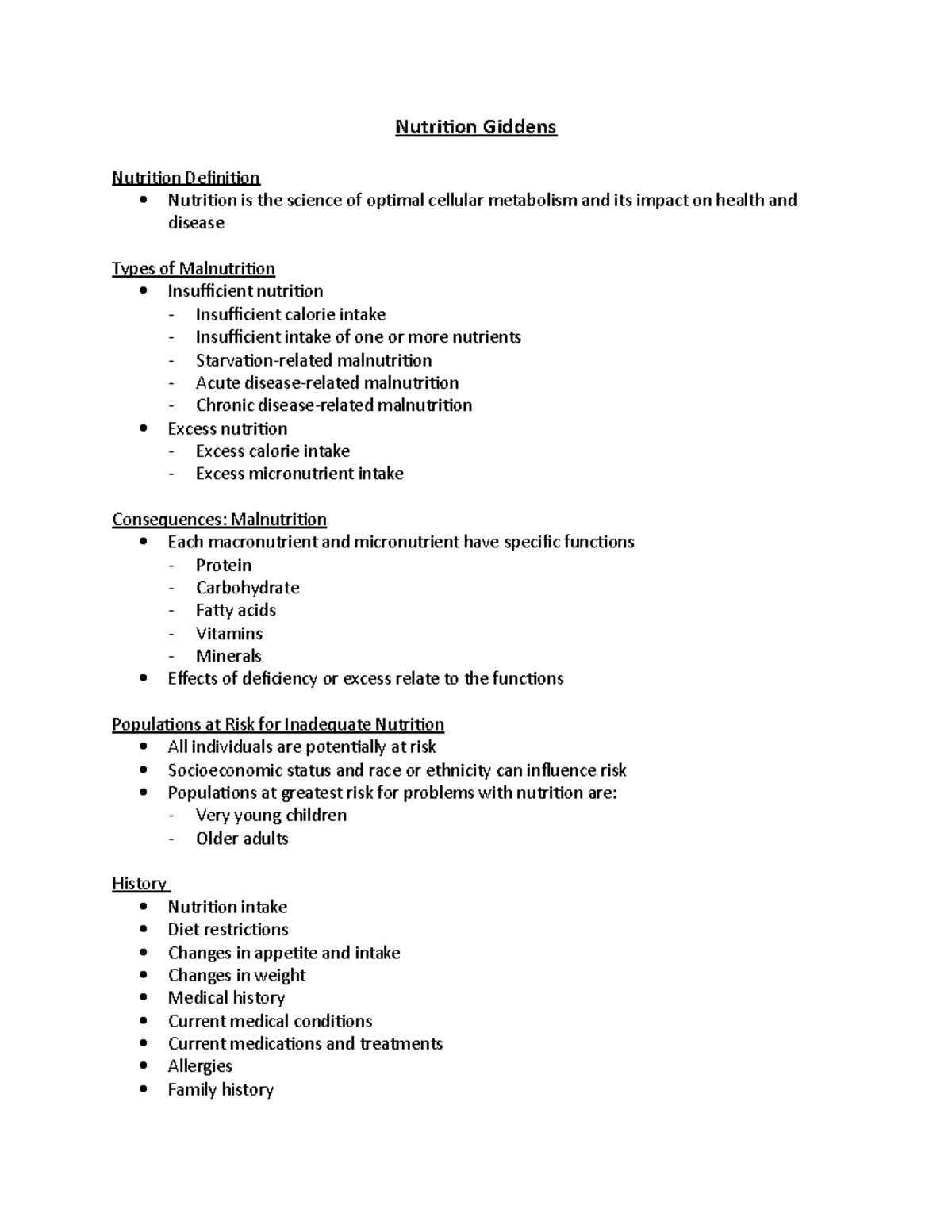 Nutrition Giddens - Nutrition Giddens Nutrition Definition Nutrition is ...