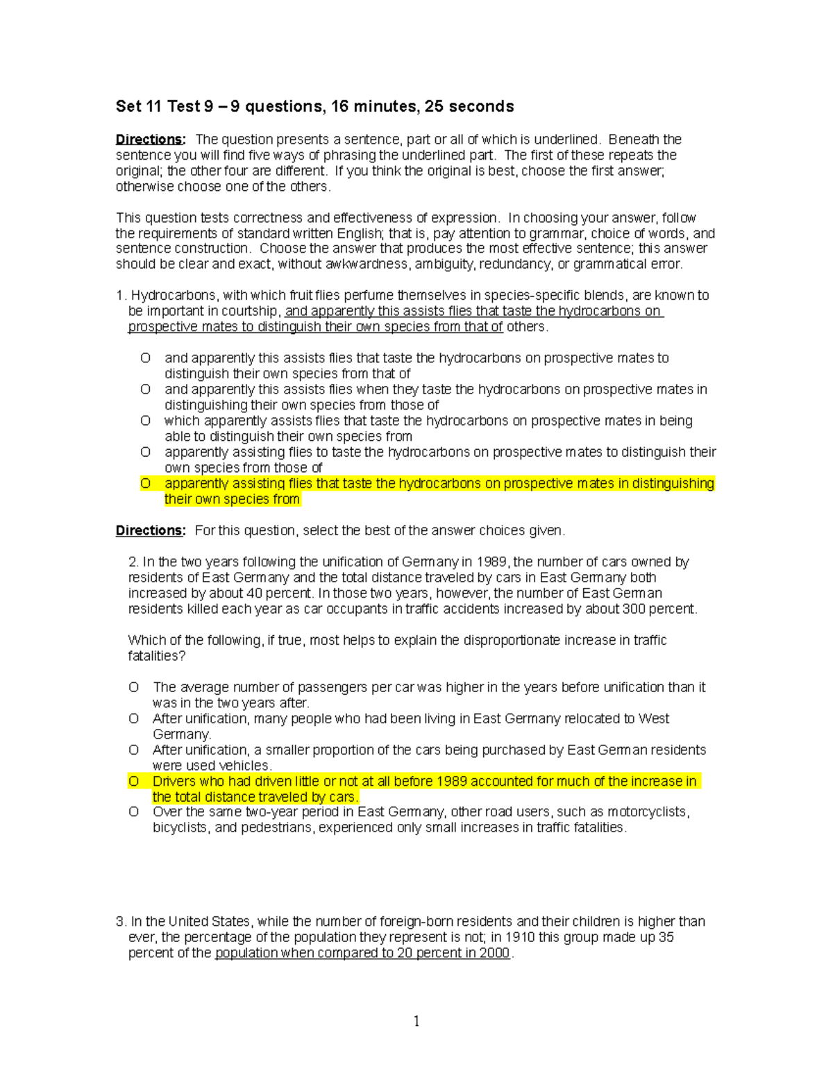 Set11Test9NEW - info - Set 11 Test 9 – 9 questions, 16 minutes, 25 ...