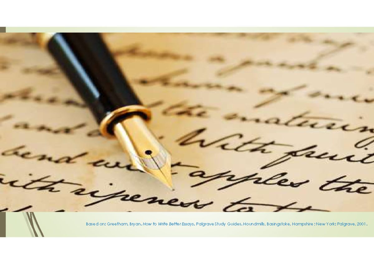 Punctuation 2 (The Full Stop) - Based on: Greetham, Bryan. How to Write ...