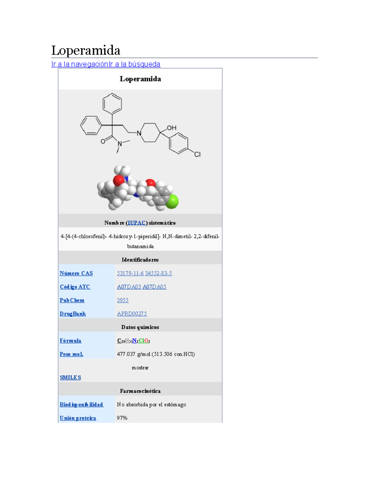 apunte de Loperamida - Loperamida Ir a la navegaciónIr a la búsqueda ...