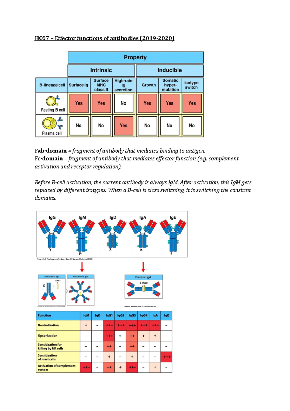 MOD1 - LT07 Effector functions of antibodies - HC07 – Effector ...