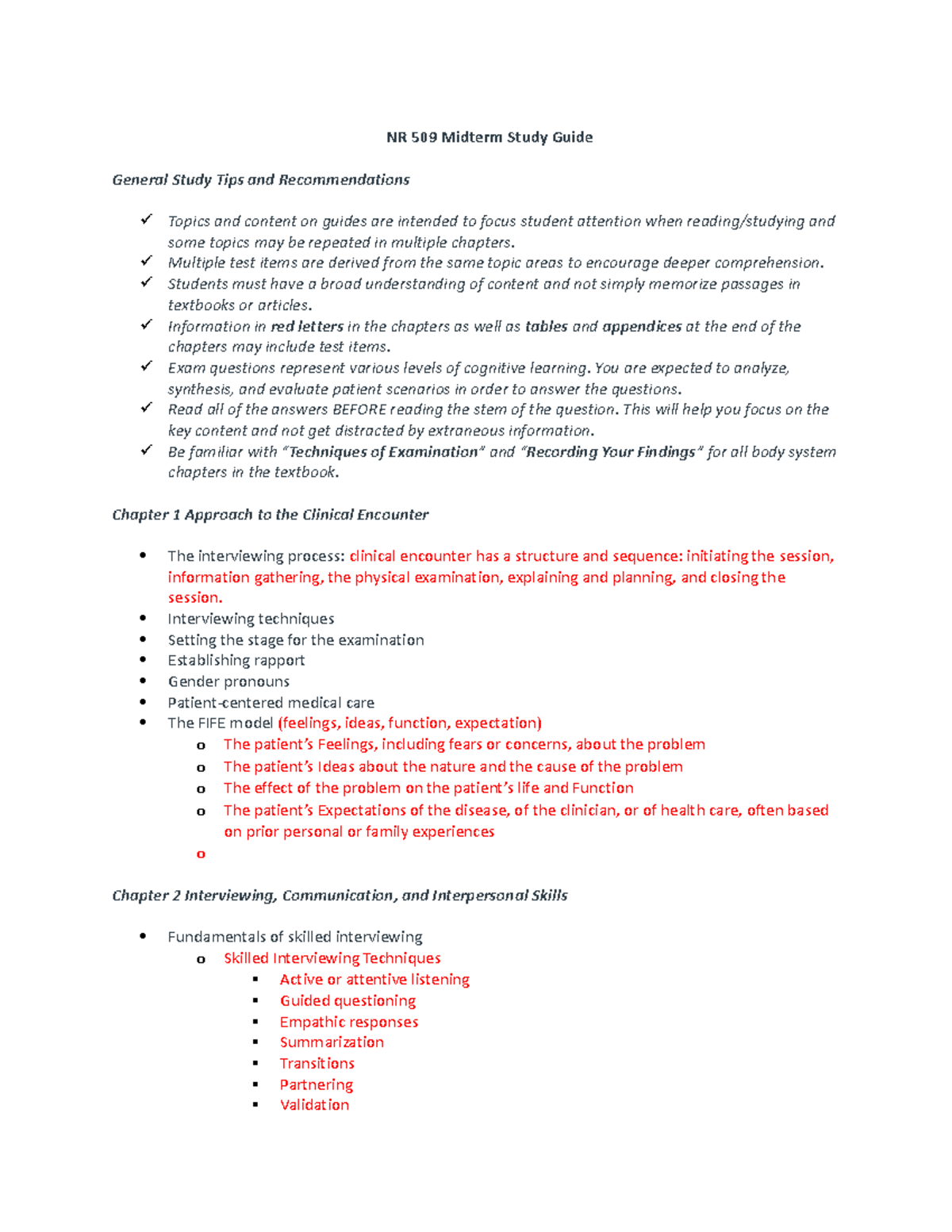 Real NR509 Midterm Exam Study Guide 113021 - NR 509 Midterm Study Guide ...