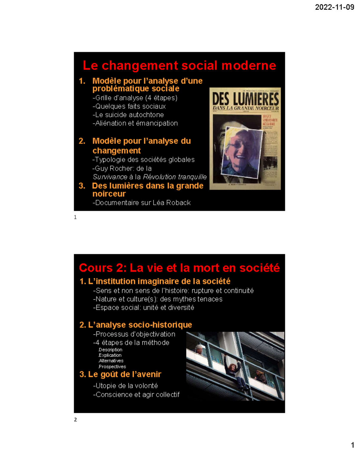Question Sociologique - 1. Modèle pour l’analyse d’une problématique ...