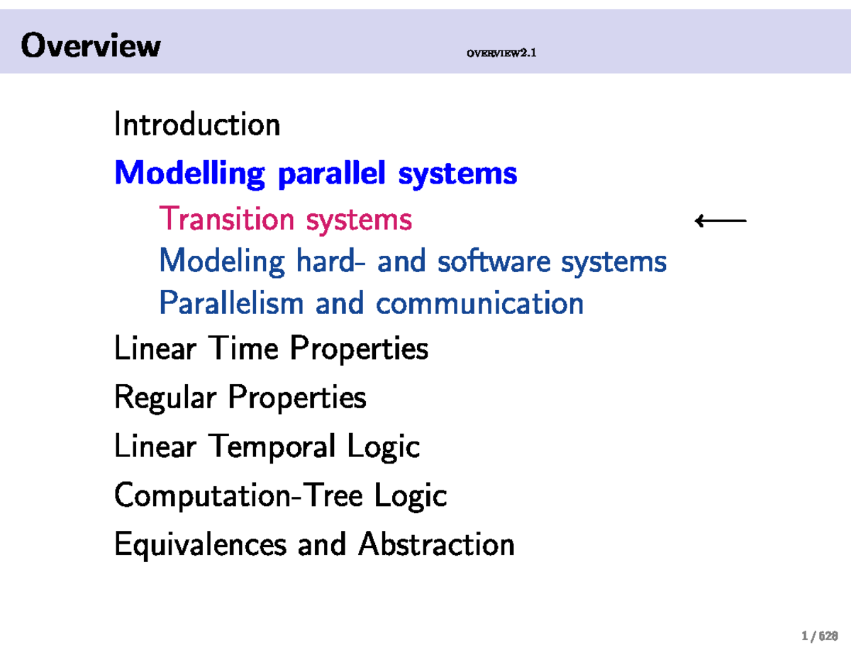 Lecture 12 Labelled Transition System - Formal Methods - Studocu