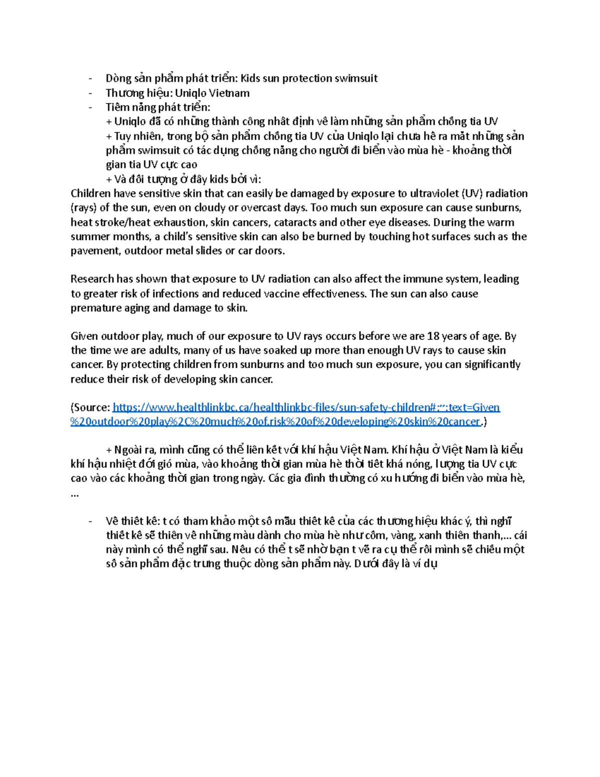 Kids sun protection swimsuit - Too much sun exposure can cause sunburns ...