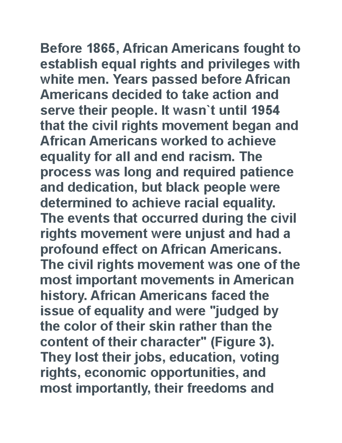 The Impact Of African Americans During The Civil Rights Movement ...