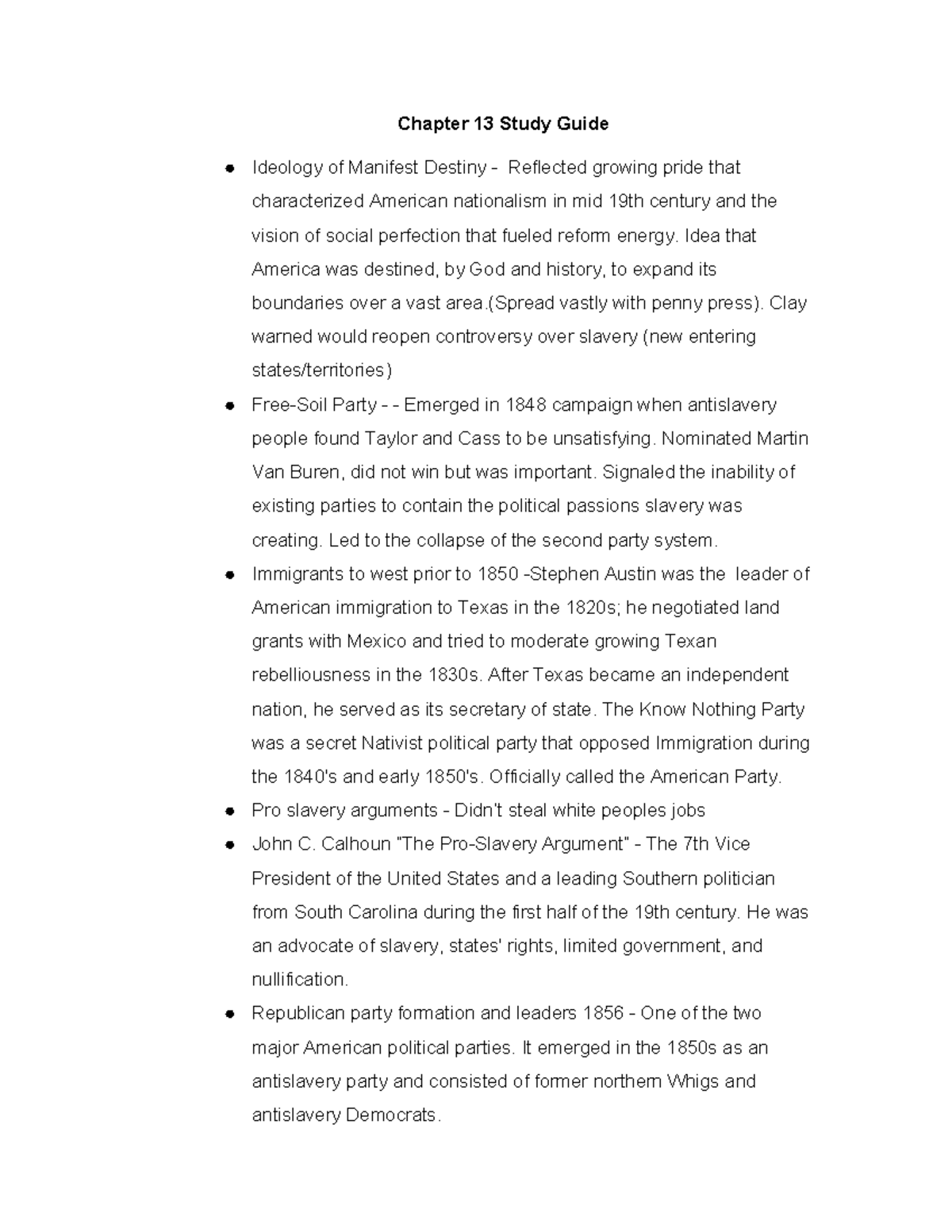 Can Demiral - Chapter 13 Study Guide - Chapter 13 Study Guide Ideology ...