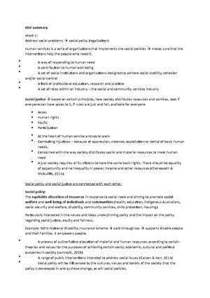 Assessment one written relfection - Sarah Lizzio 1006HSV Human Services ...
