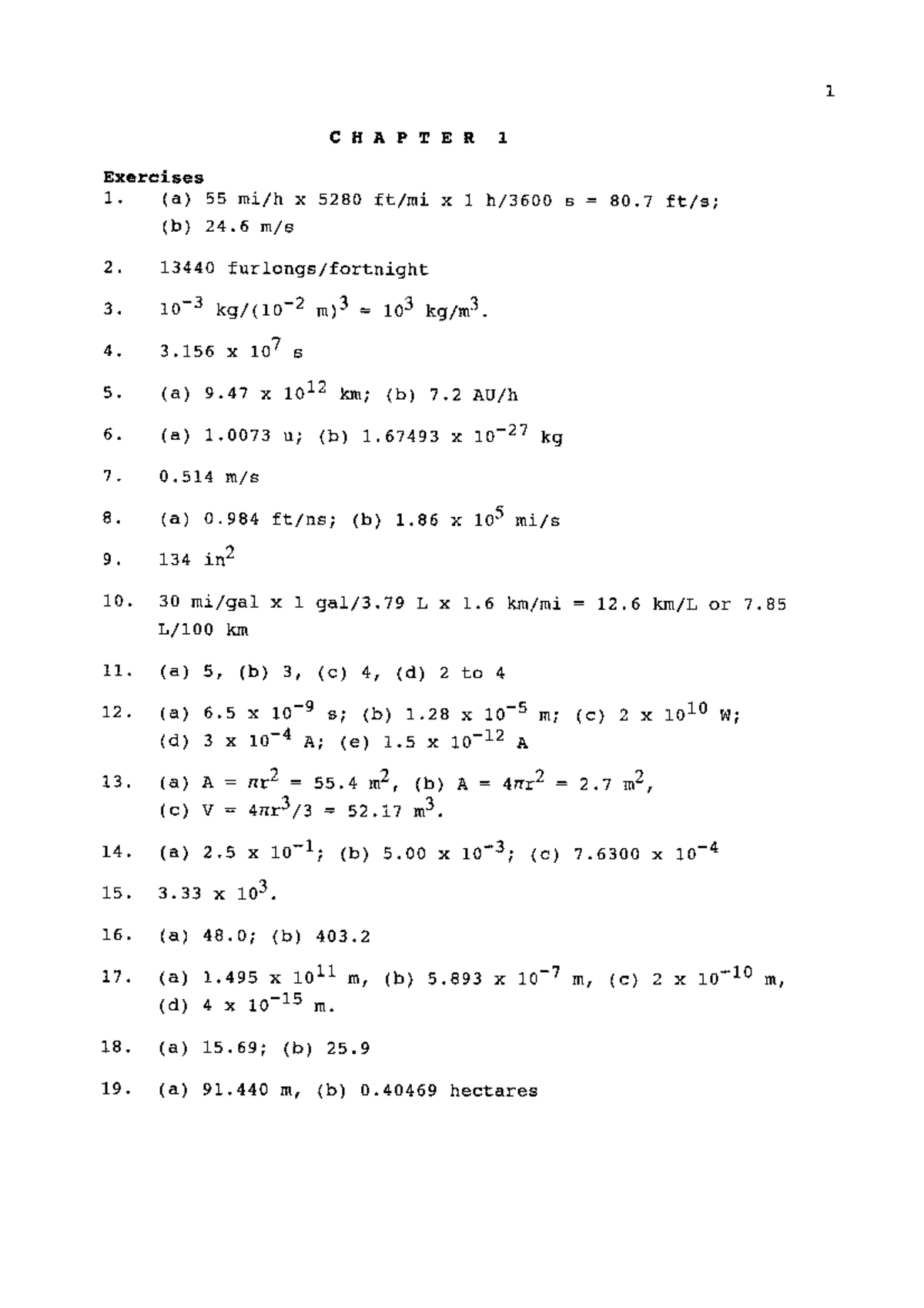 Sol-Ch01 - benson - genaral physic - Studocu