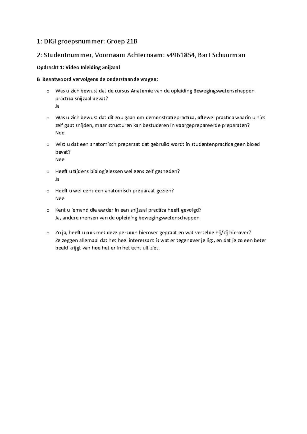 Practicum II voorbereiding - 1: DIGI groepsnummer: Groep 21B 2 ...