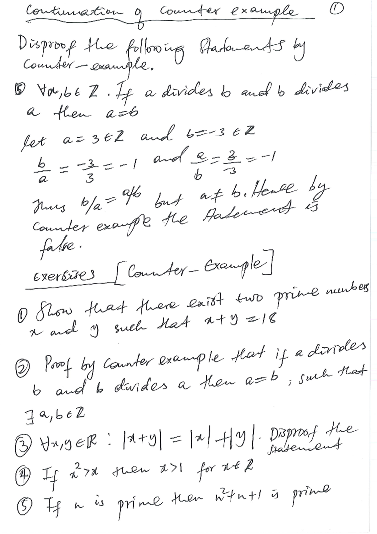 Counter - Example - extra notes to study - SMTB000 - Studocu