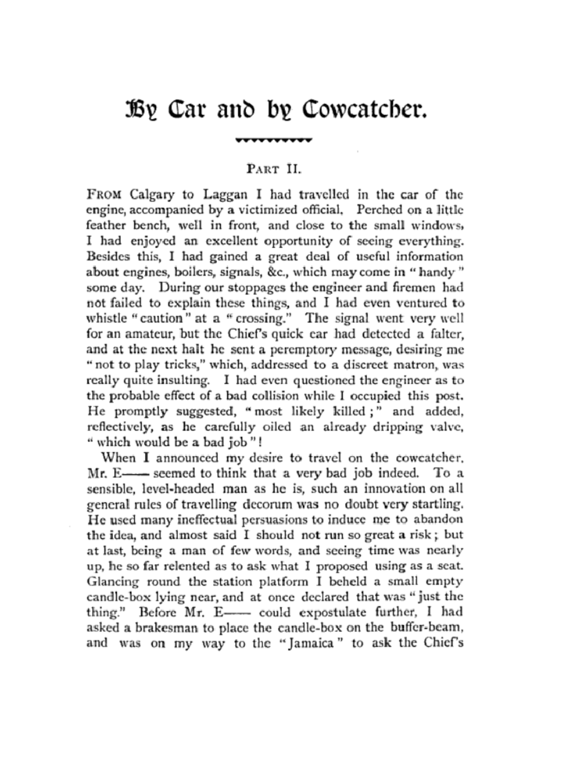 Agnes Macdonald by car and cowcatcher 1887 - Hist251 - Studocu