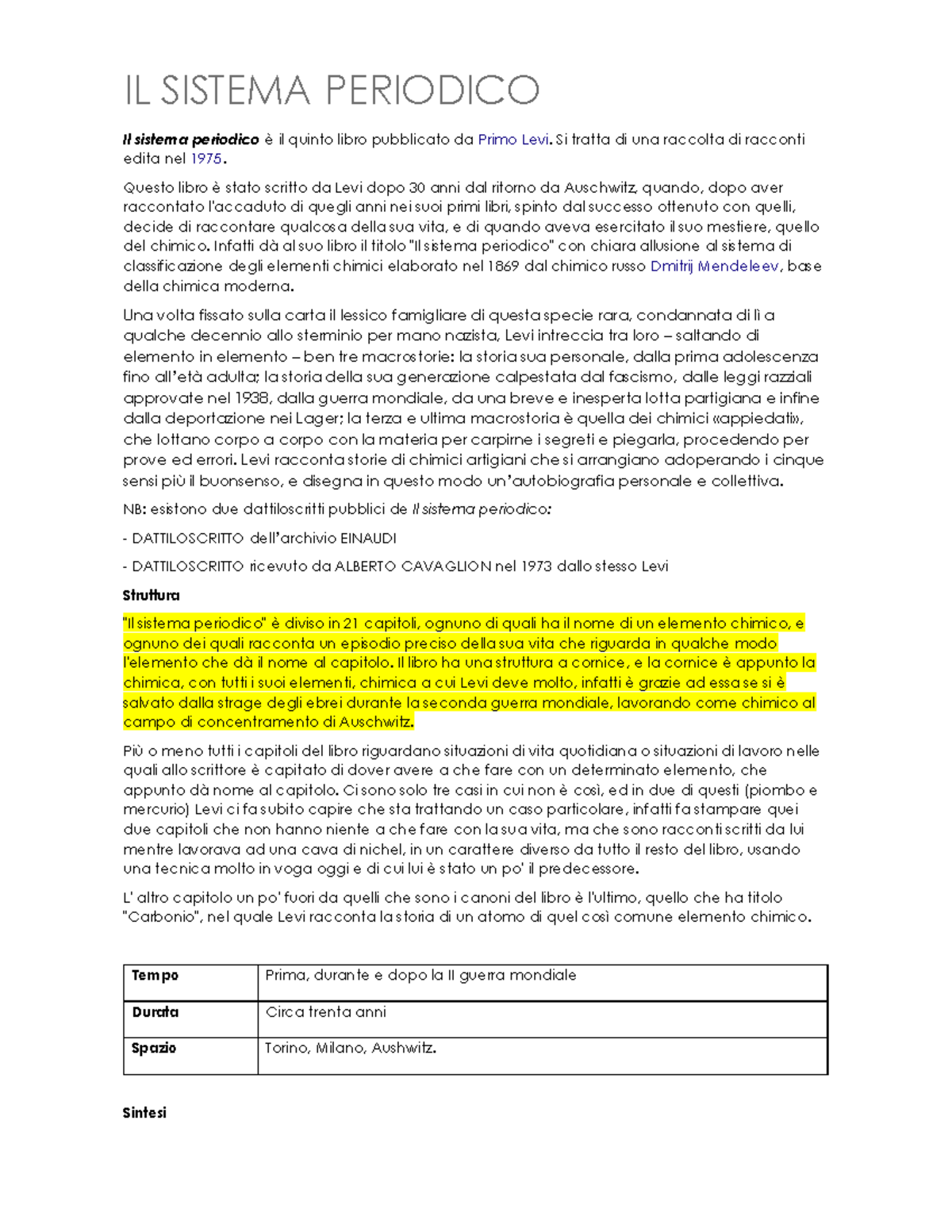 IL Sistema Periodico - IL SISTEMA PERIODICO Il sistema periodico è il ...