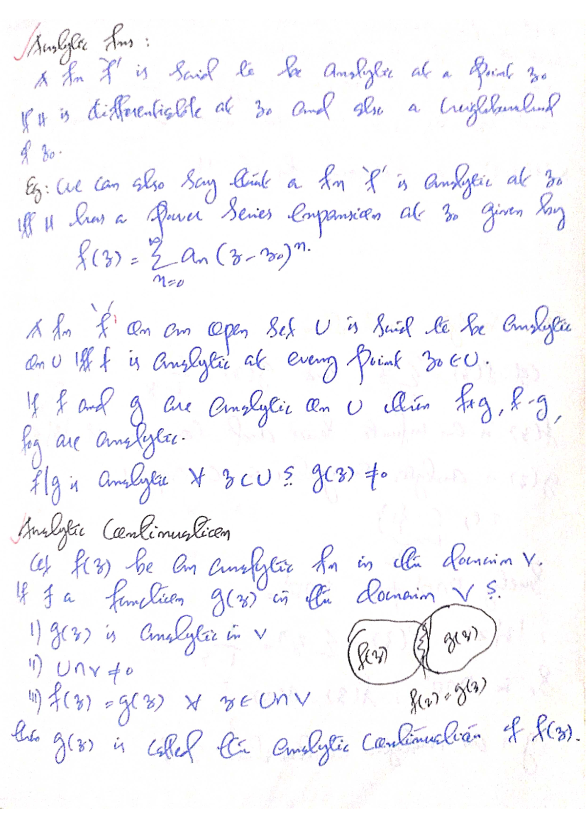 Definitions Analytic Functions Complex Analysis And Numerical Methods