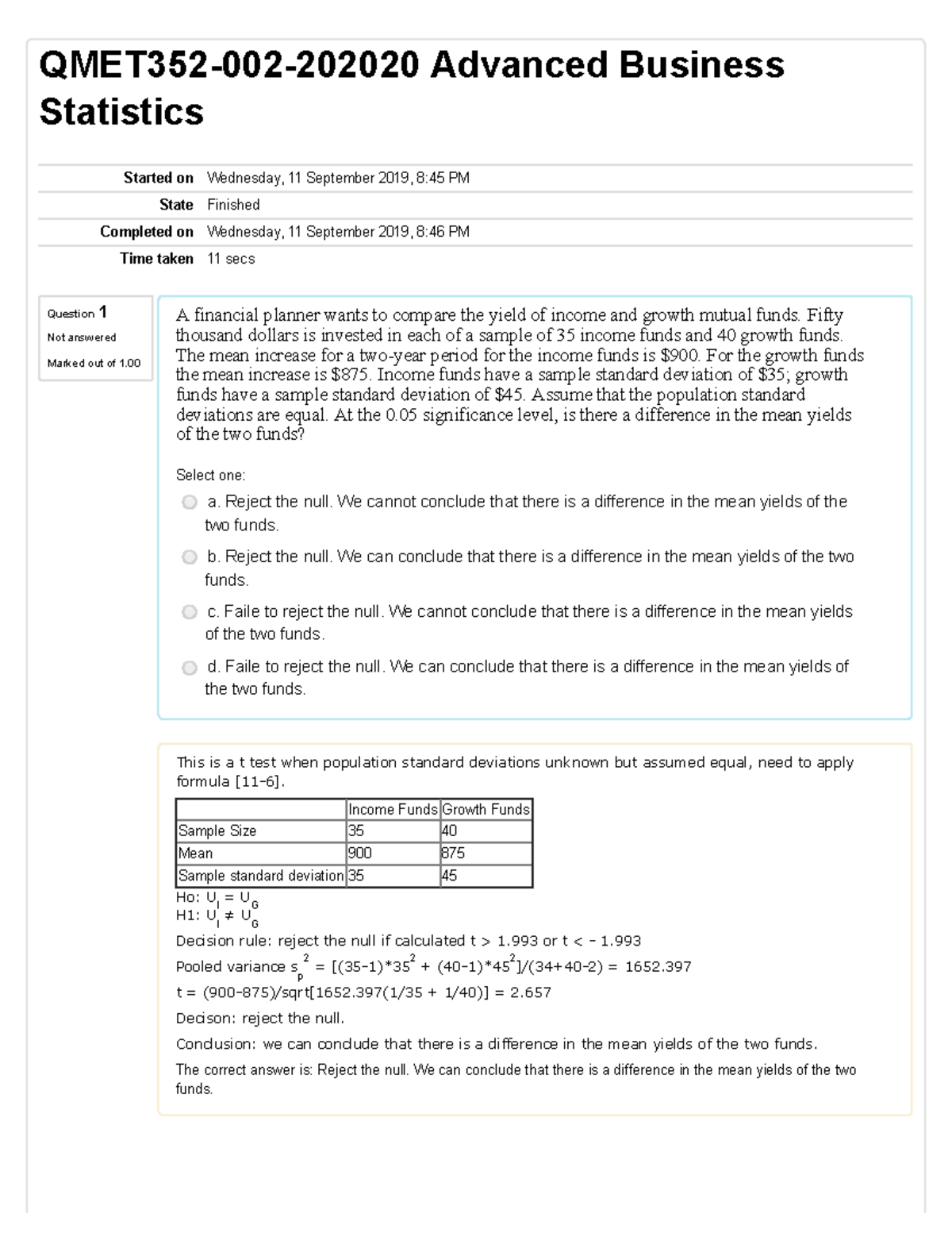 Quiz 1 - Pulled from Dr. Lai's test bank, assortment of questions with ...