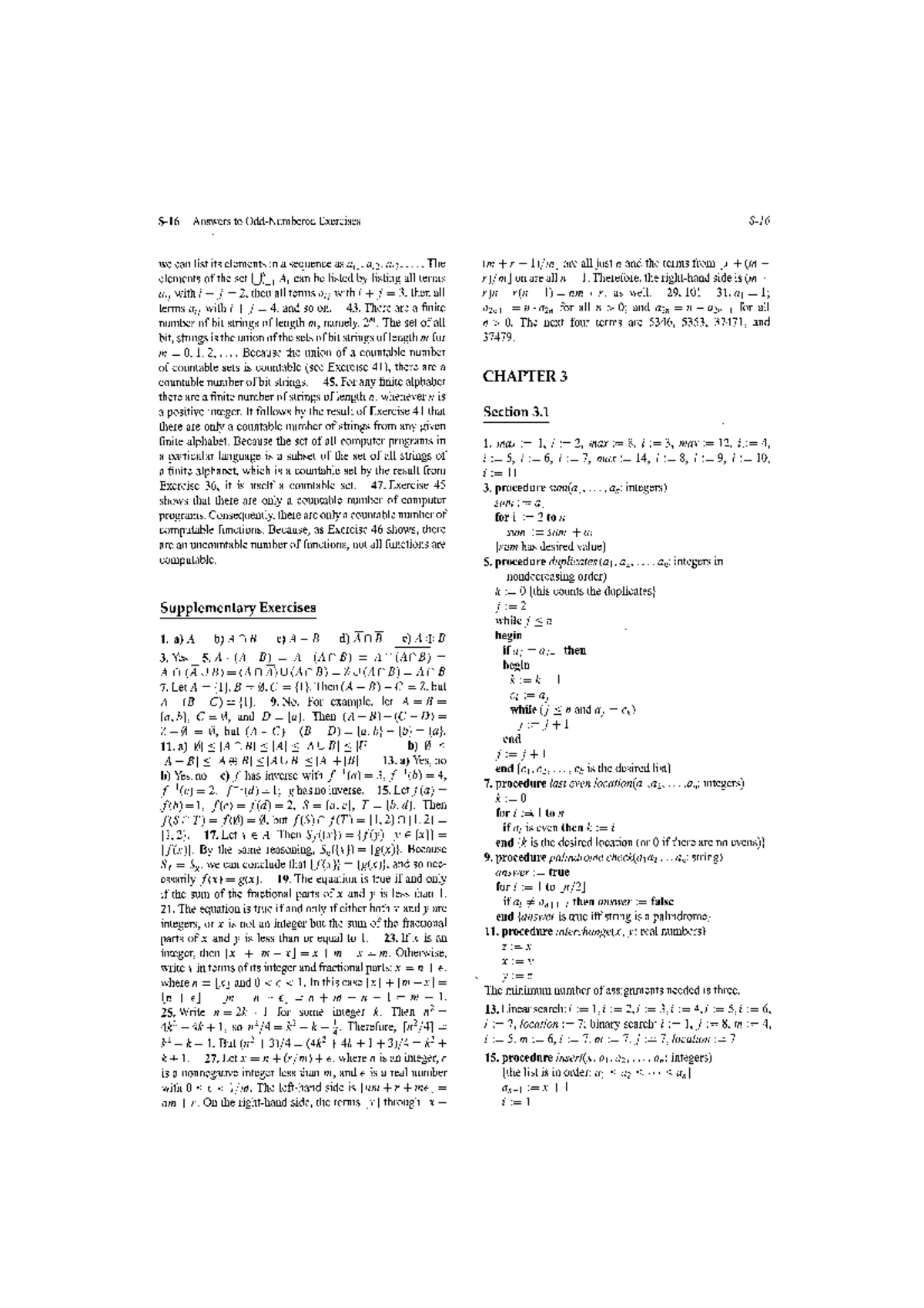 Solution Manual Discrete Mathematics and its Applications - Rosen - 7th ...